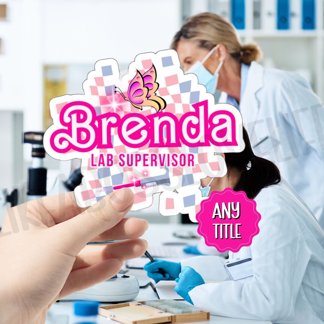 Personalized Any Title Sticker, Lab Supervisor, Blood Bank Graduation ...