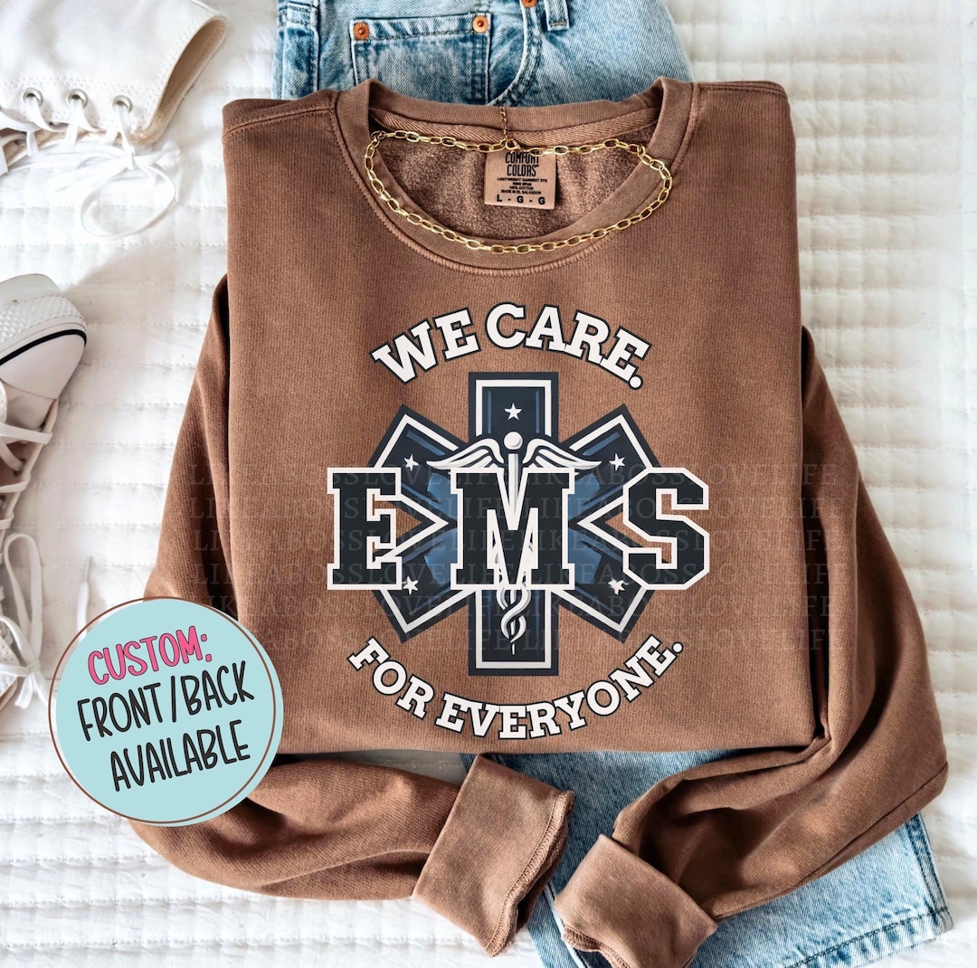 Comfort Colors EMS Paramedic Sweatshirt, EMS Week 2025 Sweater ...