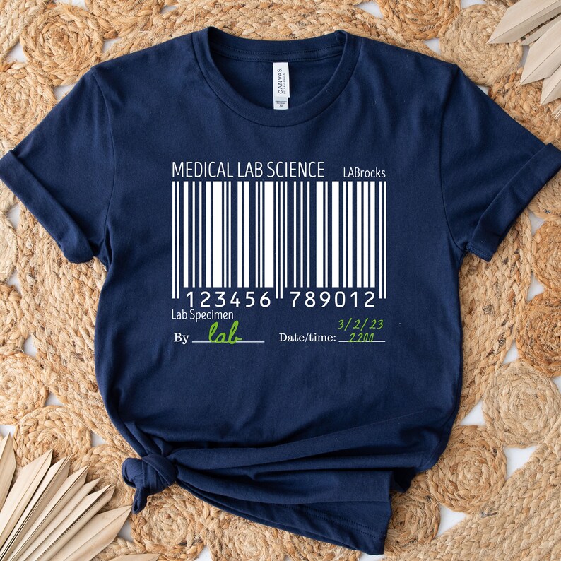 Lab Barcode Shirt Lab Week Gift Medical Laboratory Science - Etsy