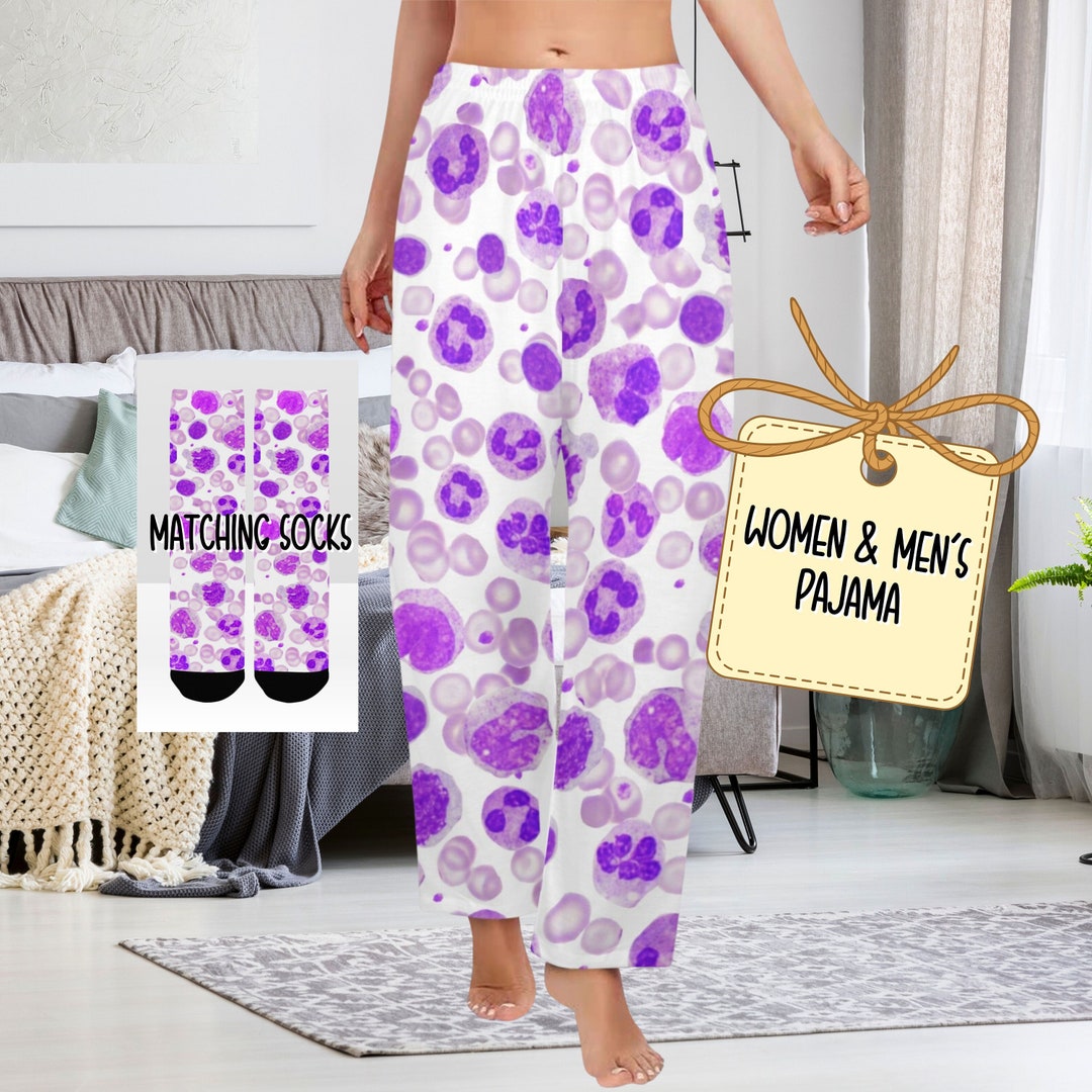 Hematology Pajama Pants, Medical Lab Science Graduation Gift, Lab Tech ...
