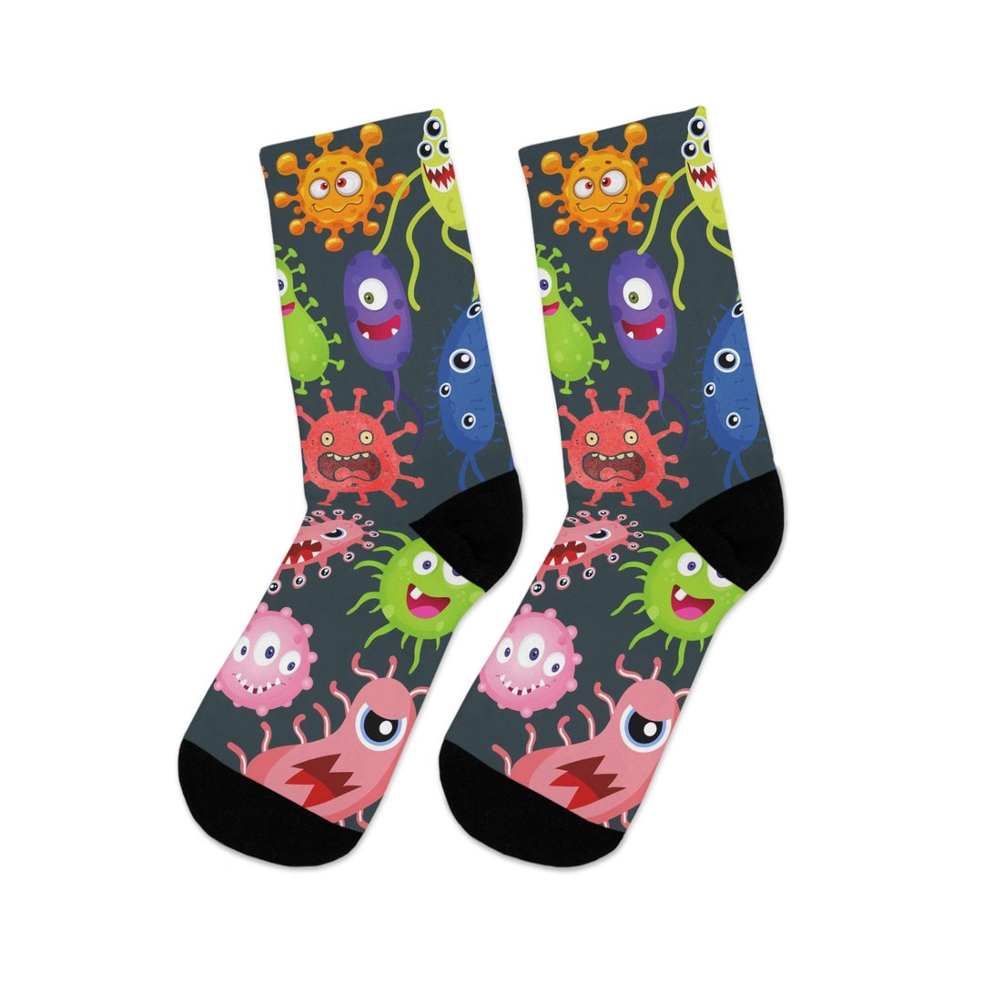 Fun Microbiology Socks, Medical Lab Science Graduation Gift, Lab Week ...