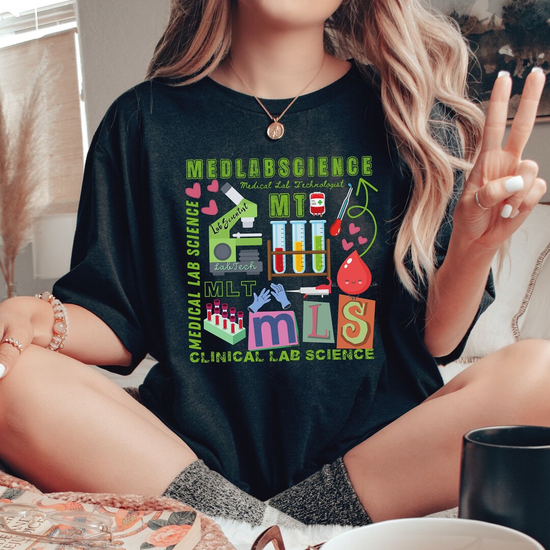 Medical Lab Science Shirt, Lab Scientist Shirt, Cute Lab Week Shirt ...