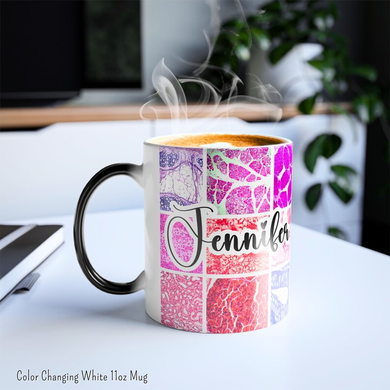 Histology Color Morphing Mug, Pathology Gift, Laboratory, Pathology ...