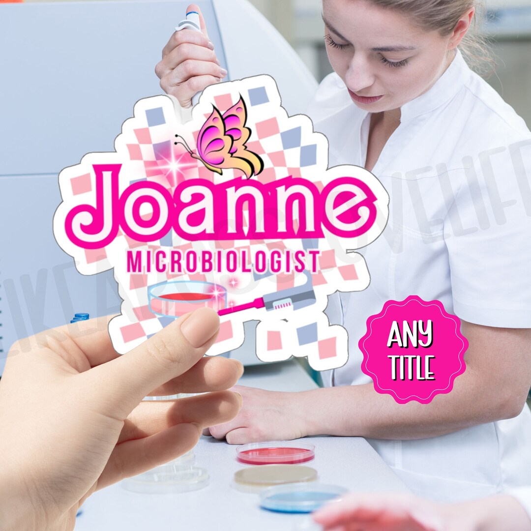 Personalized Any Title Sticker, Microbiologist, Blood Bank Graduation ...