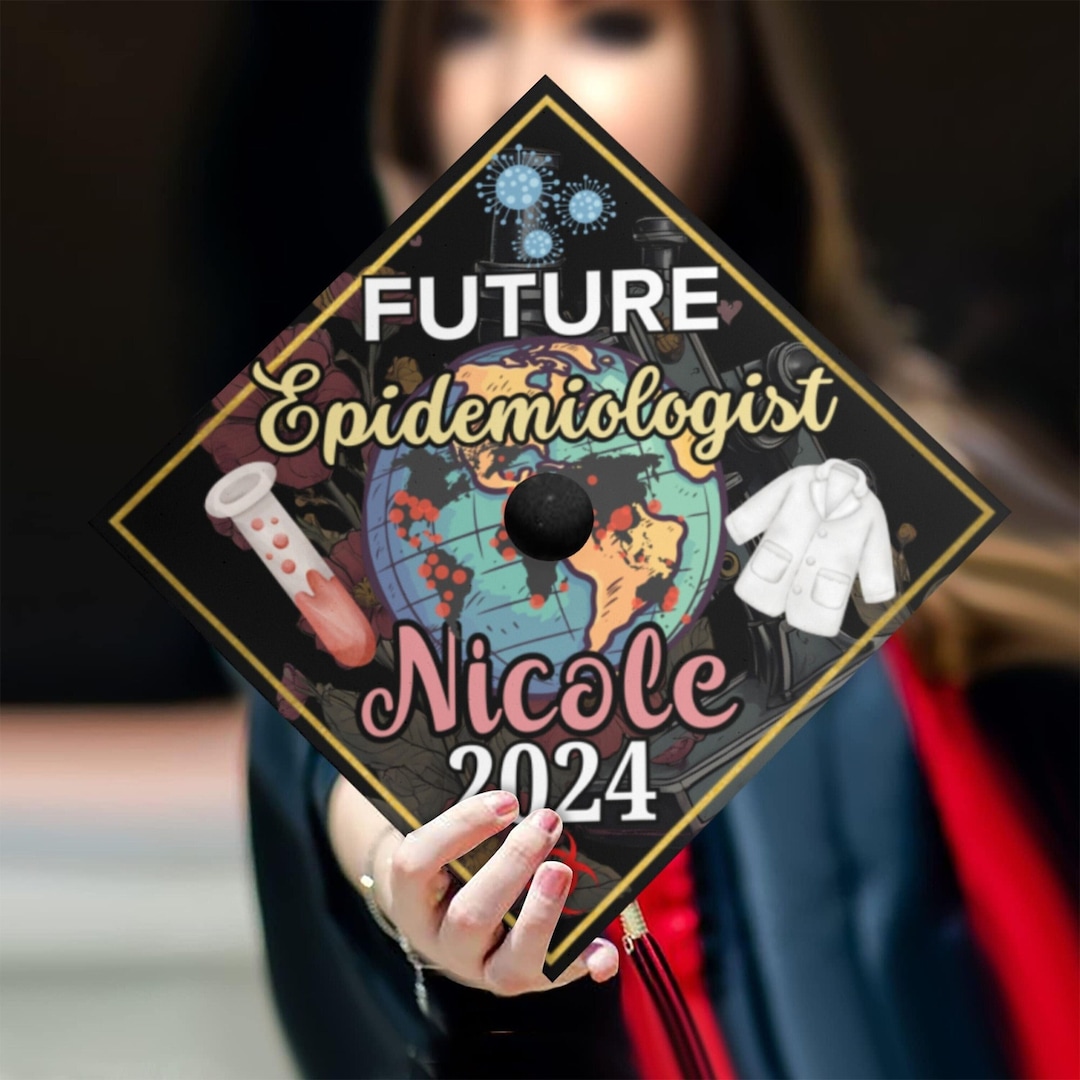 Personalized Graduation Cap Topper for Epidemiologist, Public Health ...