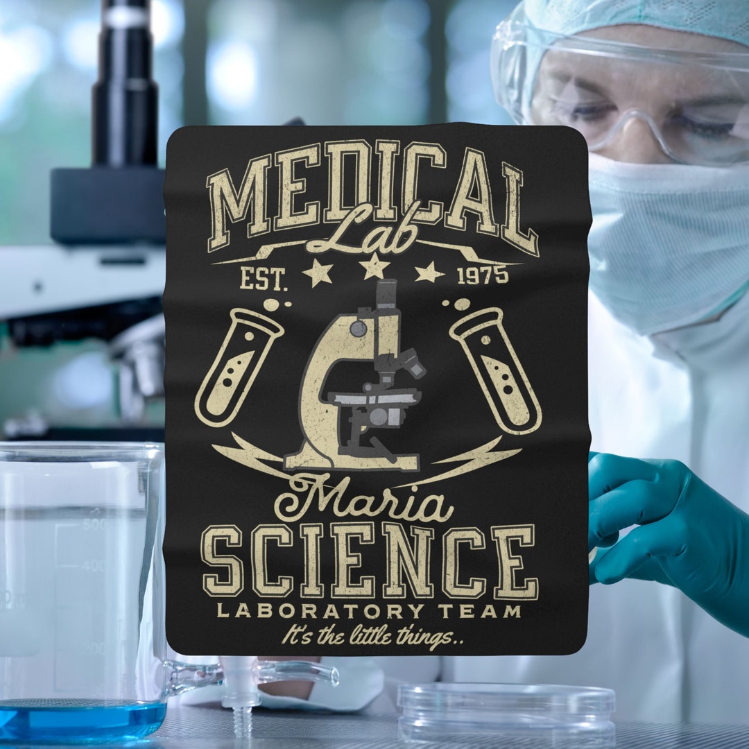Personalized Lab Blanket, Medical Lab Science, Lab Week Gift, Lab ...