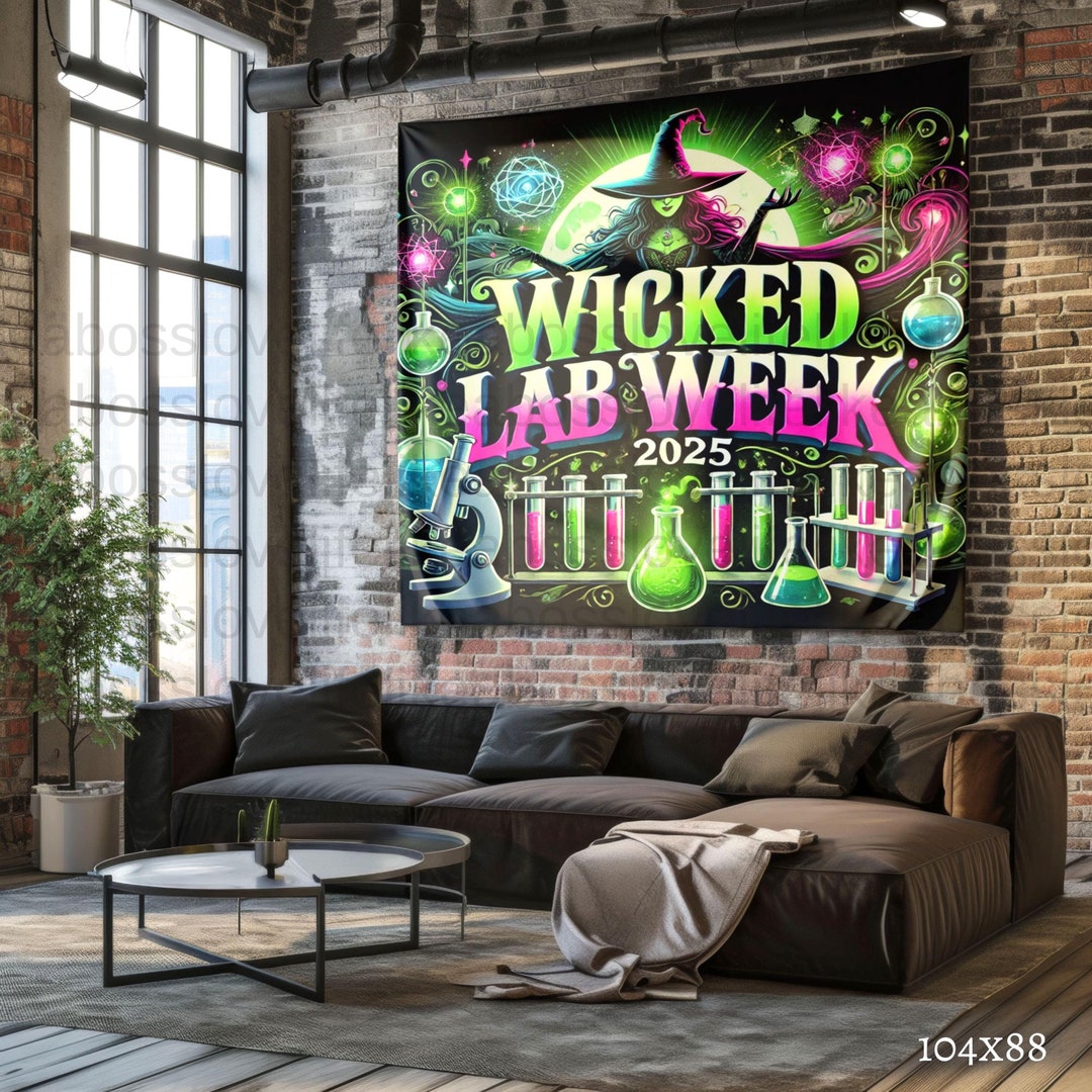 Lab Week 2025 Party Banner, Laboratory Banner, Medical Lab Science Gift ...
