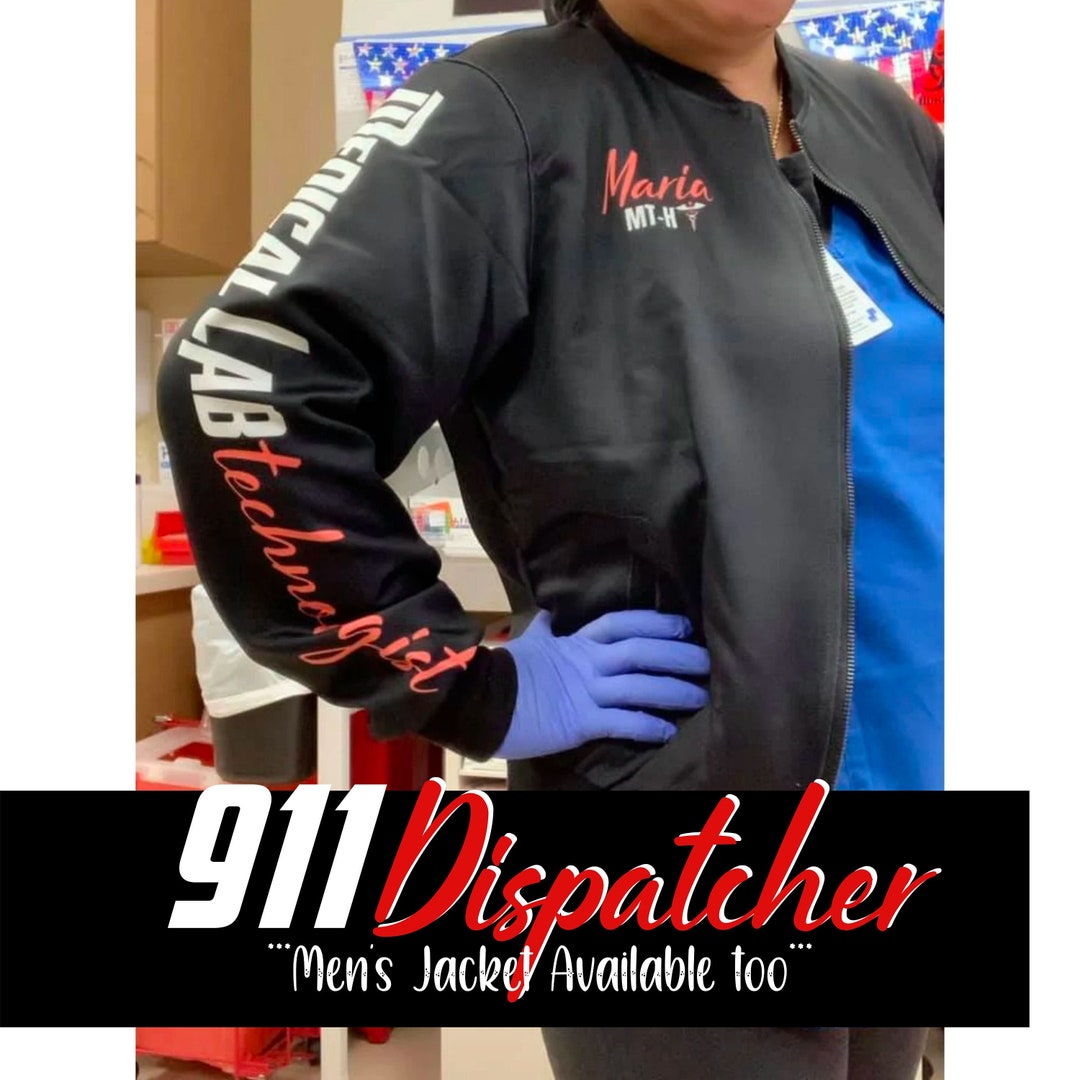 PERSONALIZED 911 DISPATCHER Bomber Jacket 911 Dispatcher - Etsy