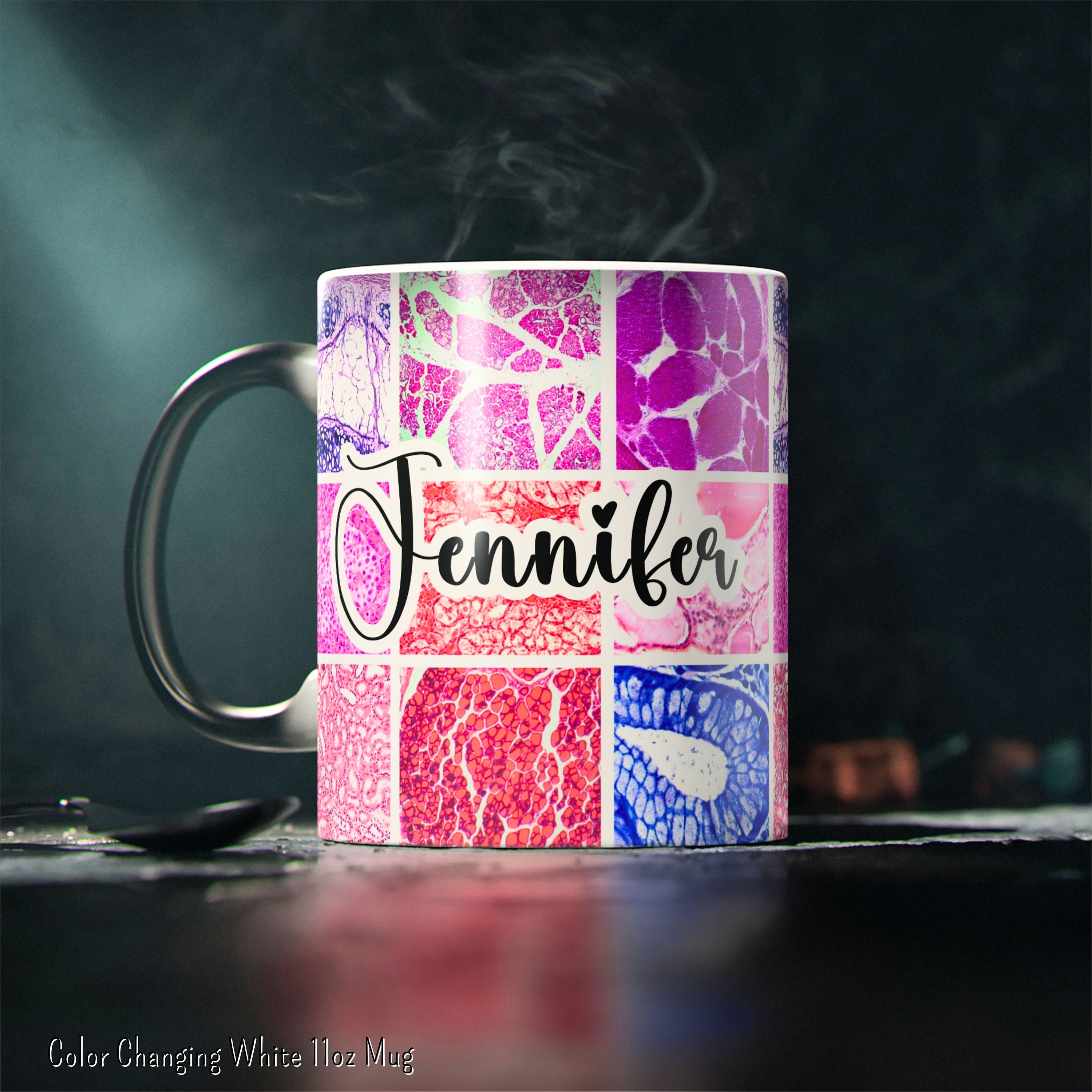 Histology Color Morphing Mug, Pathology Gift, Laboratory, Pathology ...