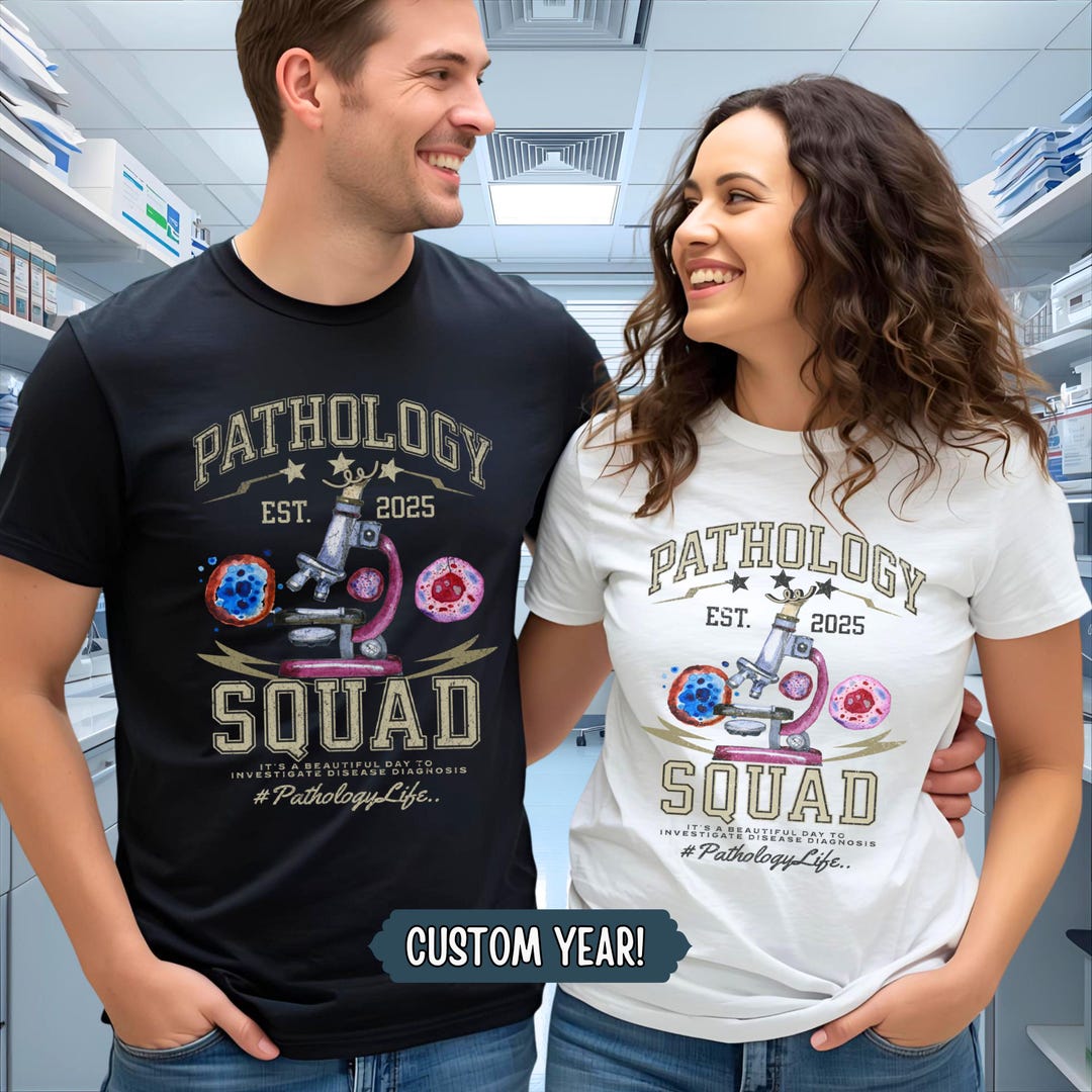 PATHOLOGY Squad Group CUSTOM Shirt, Pathology Assistant Gift, Lab Week ...
