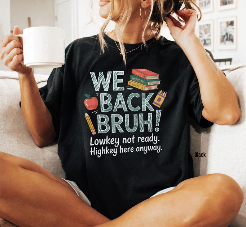Comfort Colors Back to School Funny Teacher Gen Z Shirt, First Day of School New Teacher Shirt ...