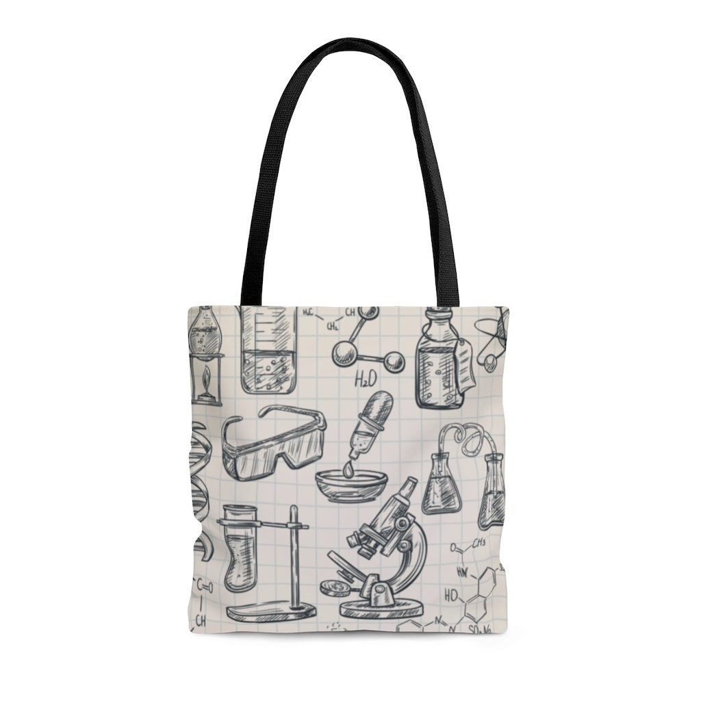 SCIENCE TOTE BAG, Science Teacher Bag, Research Gift, Biology ...