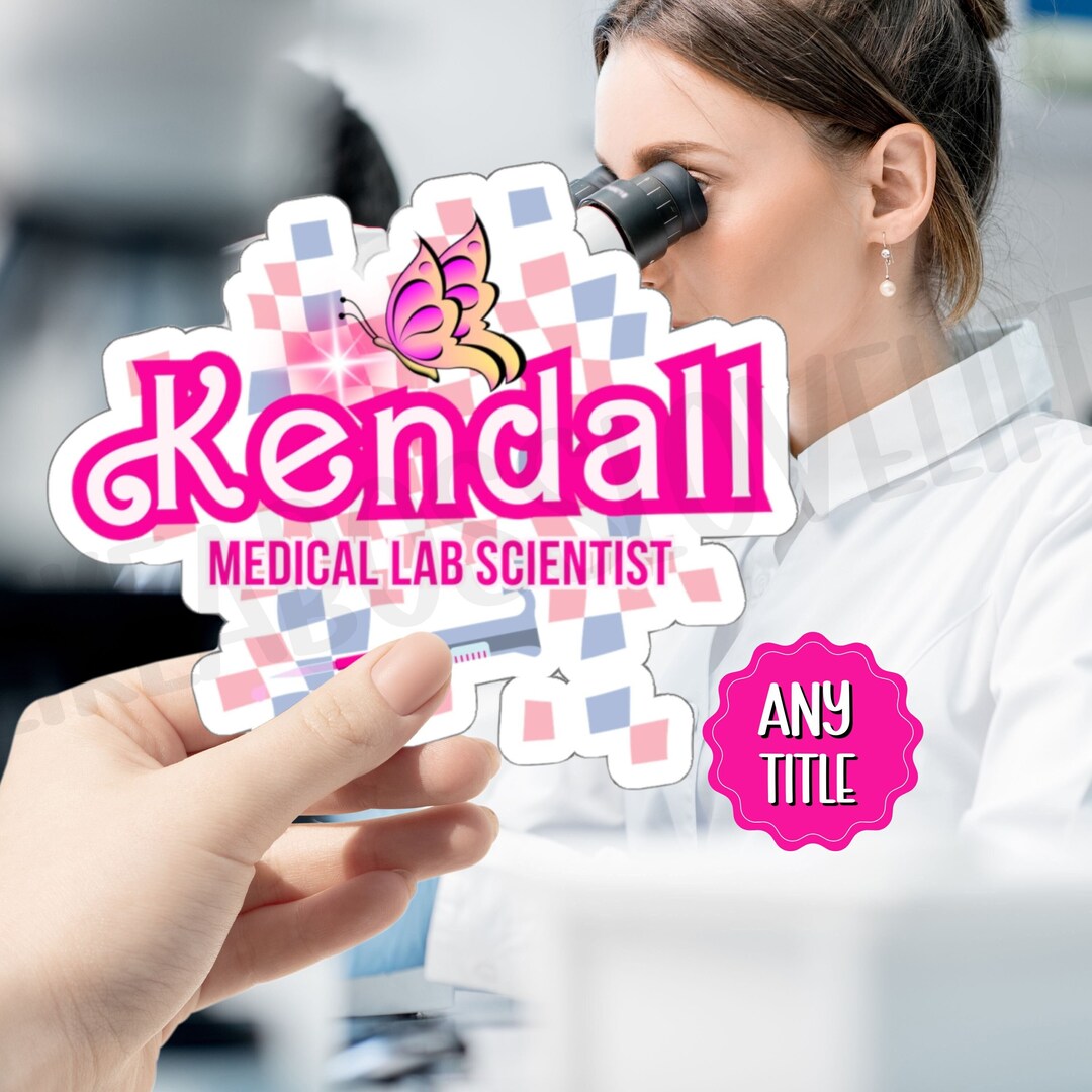Personalized Any Title Sticker, Medical Lab Scientist Graduation Lab ...