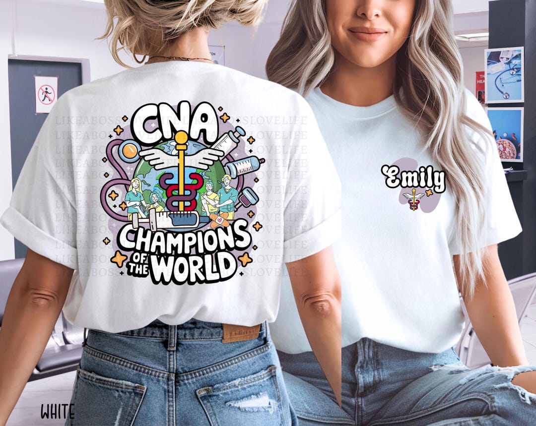 CNA Week 2025 Personalized Shirt, Future Certified Nursing Assistant ...
