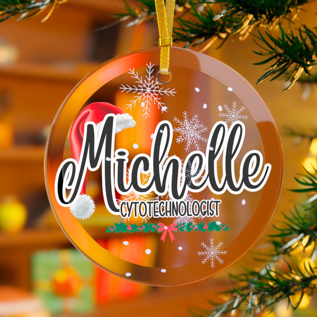 Cytology Xmas Ornament, Personalized Christmas Ornaments ...