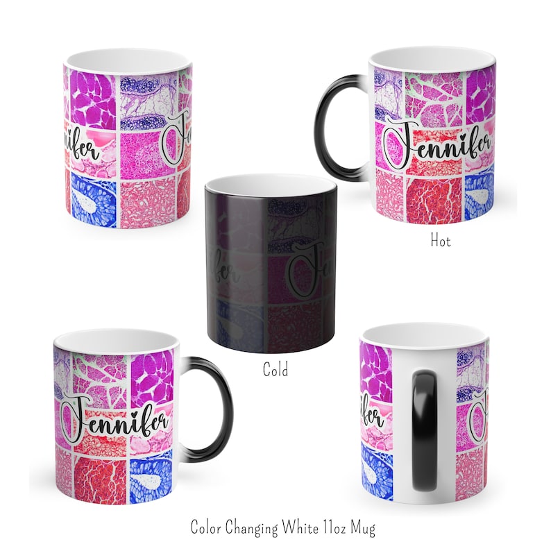 Histology Color Morphing Mug, Pathology Gift, Laboratory, Pathology ...