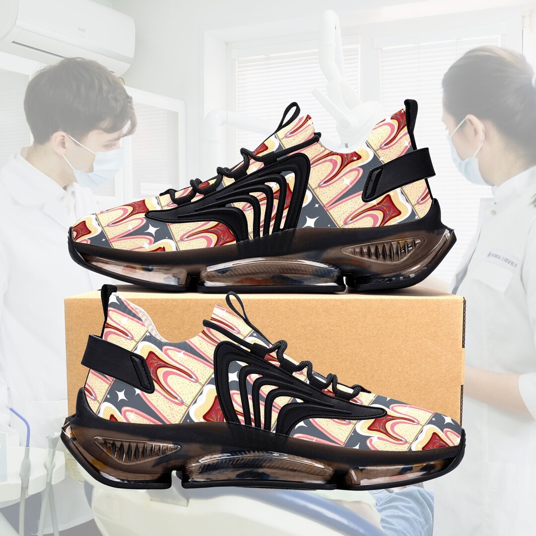 Custom Tooth Anatomy Shoes, Dentistry Orthodontist Shoes, Dental ...