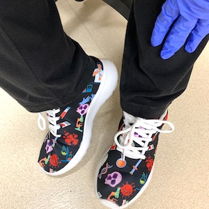 MEDICAL LAB SCIENCE Custom Sneakers,fun Lab Scientist Shoes, Med Tech ...