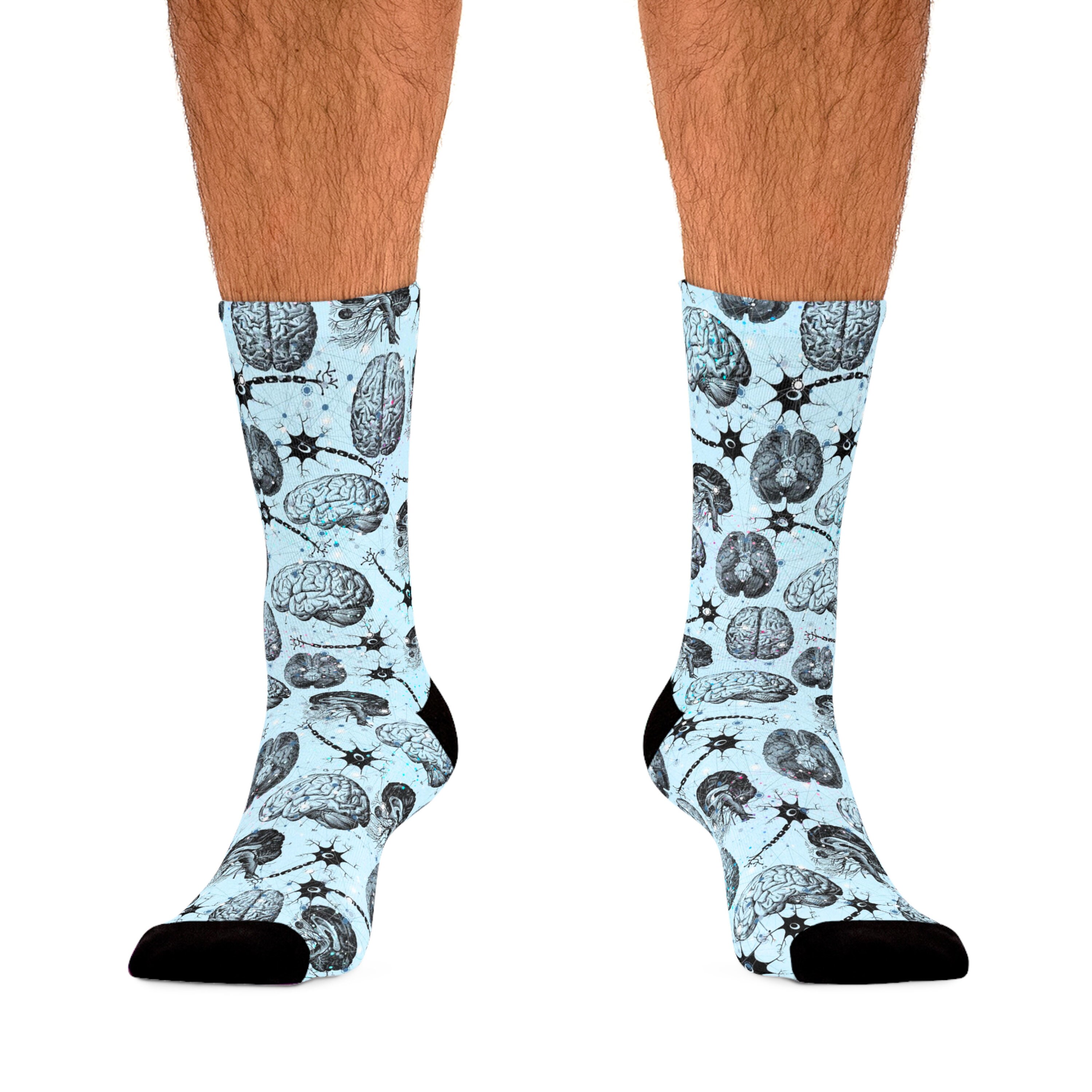 Vintage Brain Socks, Neurology Doctor Gift, Neuroscience Nursing ...