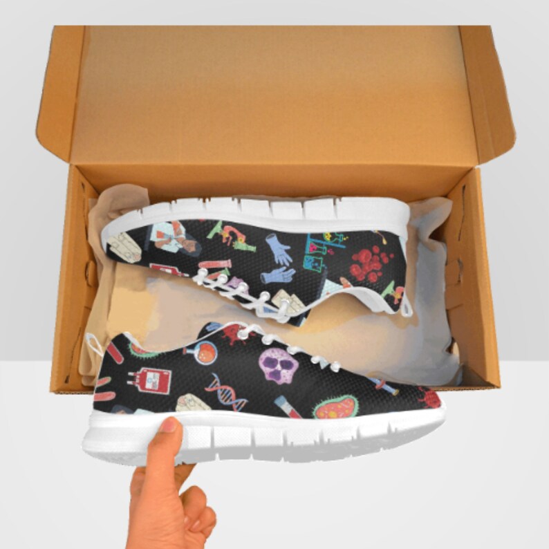 MEDICAL LAB SCIENCE Custom SneakersFun Lab Scientist Shoes | Etsy