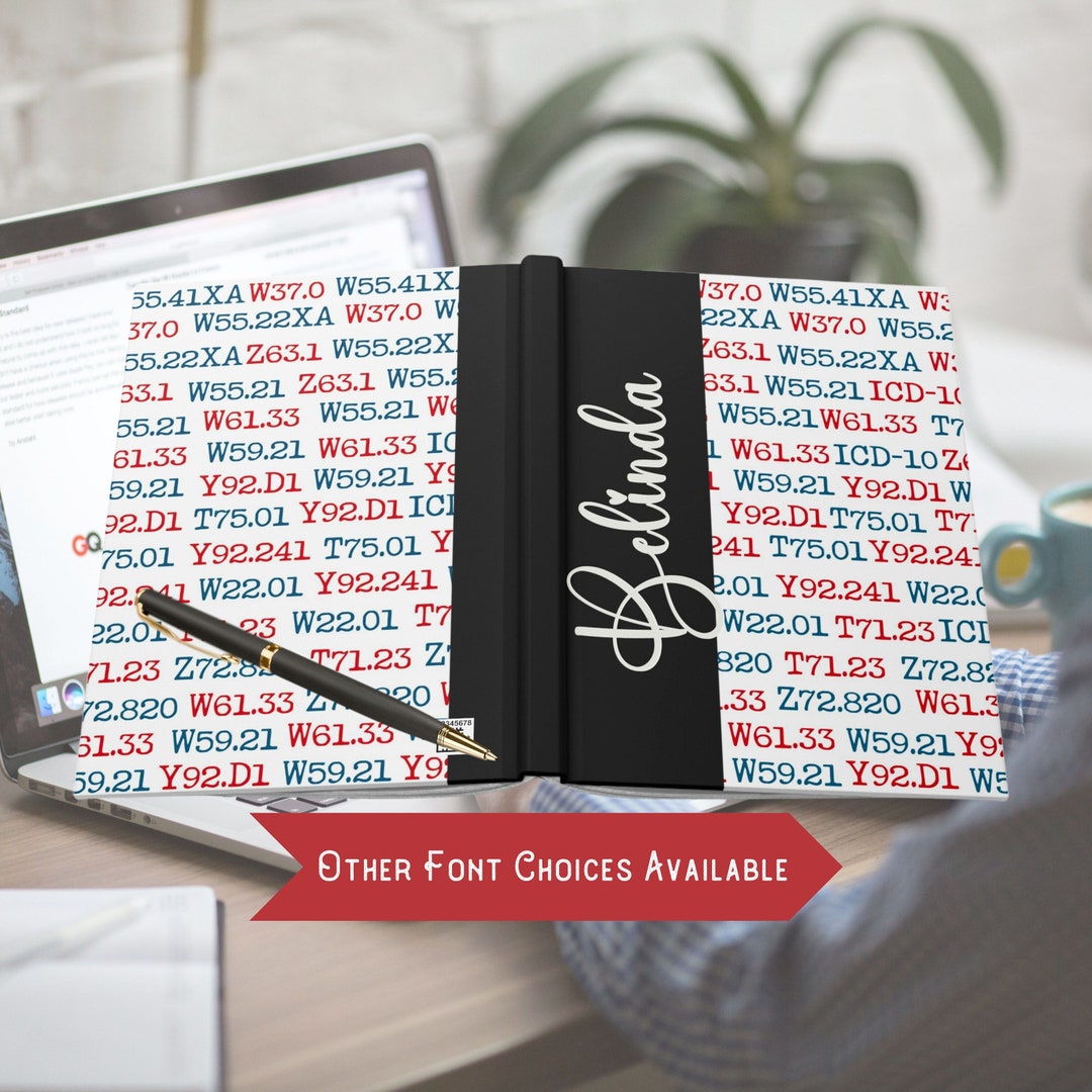 Personalized Medical Coder Journal, Coding Billing Student Graduation ...