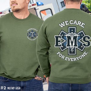 Personalized EMS Paramedic Sweatshirt, EMS Week 2025 Hoodie, Emergency ...