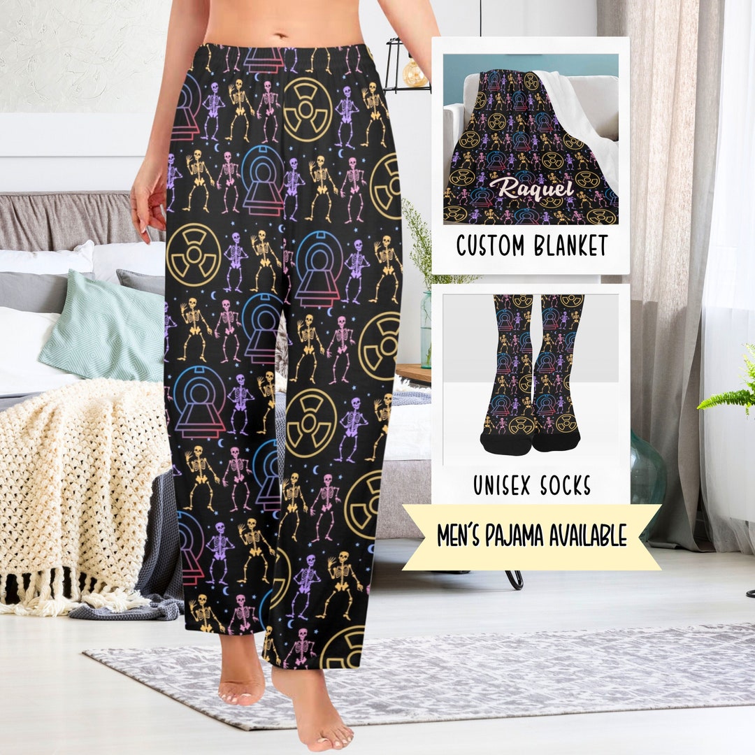 Radiology Halloween Pajama Pants, MRI Tech Spooky Season Gift, Xray ...