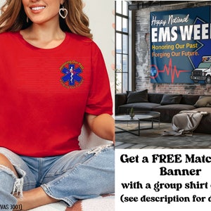 Personalized EMS Paramedic Shirt, EMT First Responder Week Appreciation ...