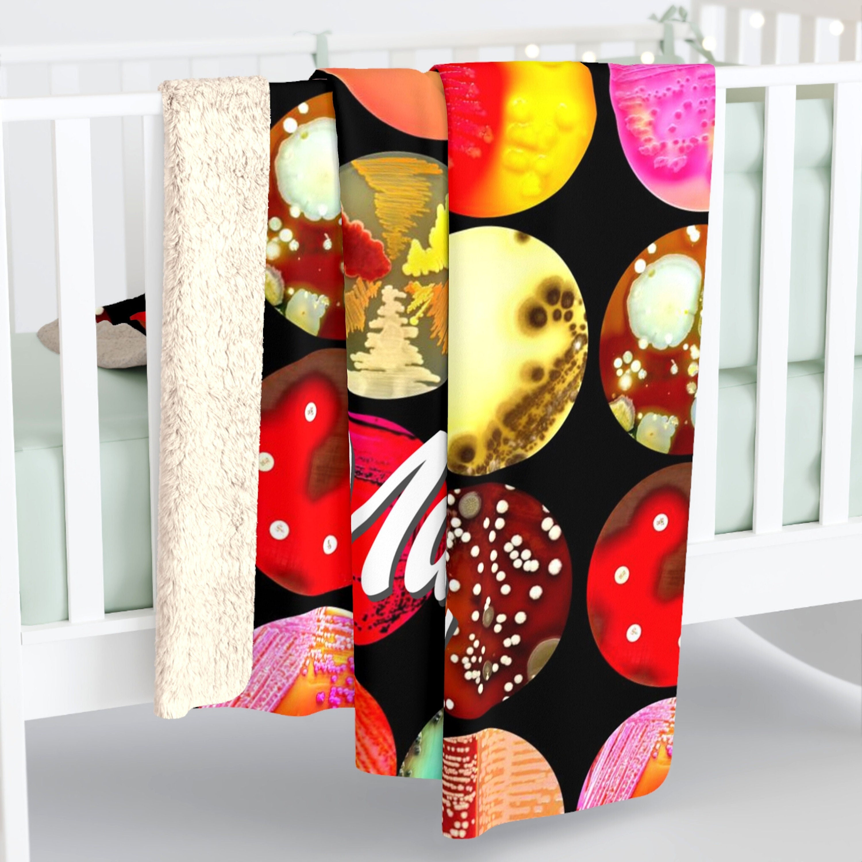 CUSTOM MICROBIOLOGY BLANKET Microbiology Gift Laboratory - Etsy