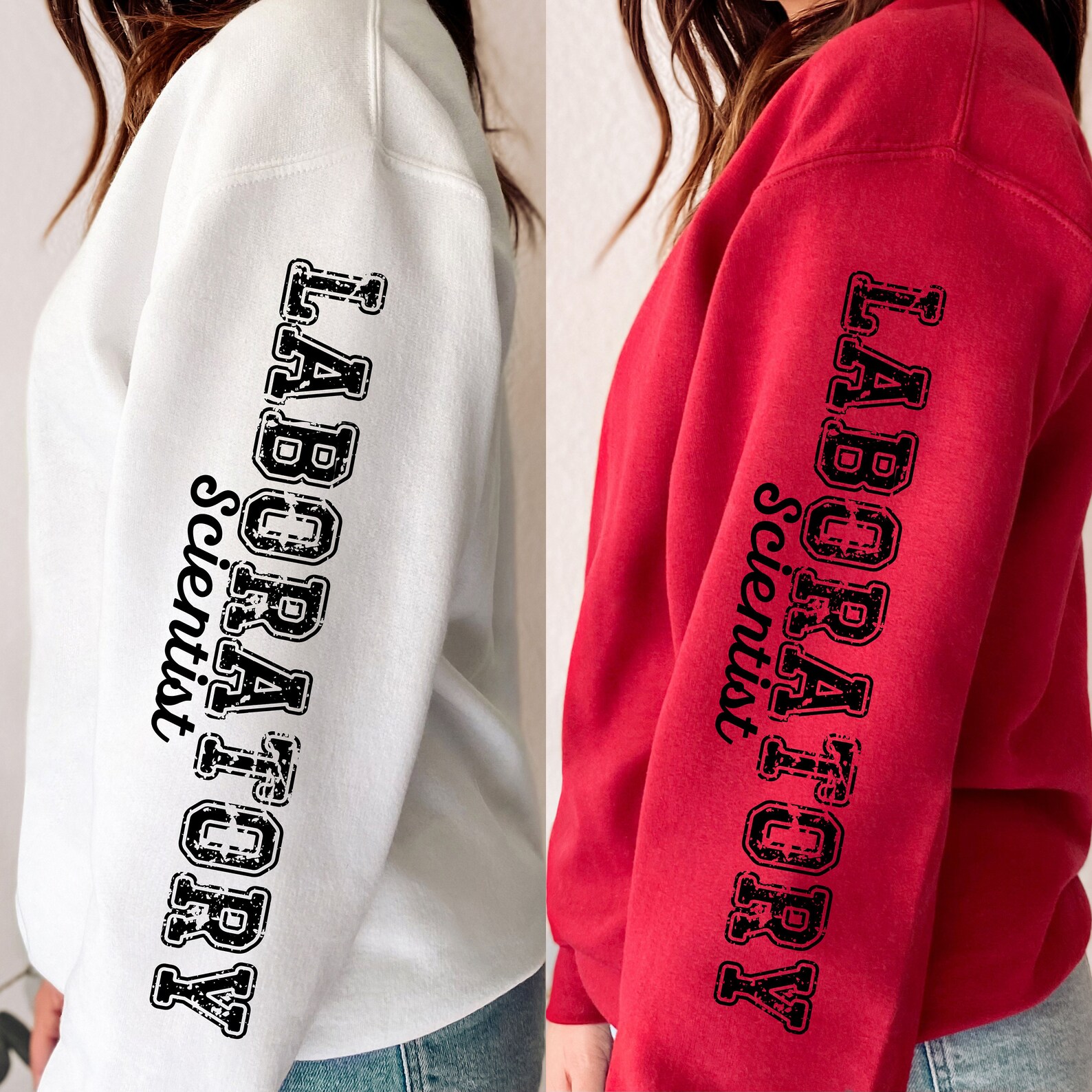 Personalized Lab Scientist Sweatshirt, Medical Student Graduation Gift ...