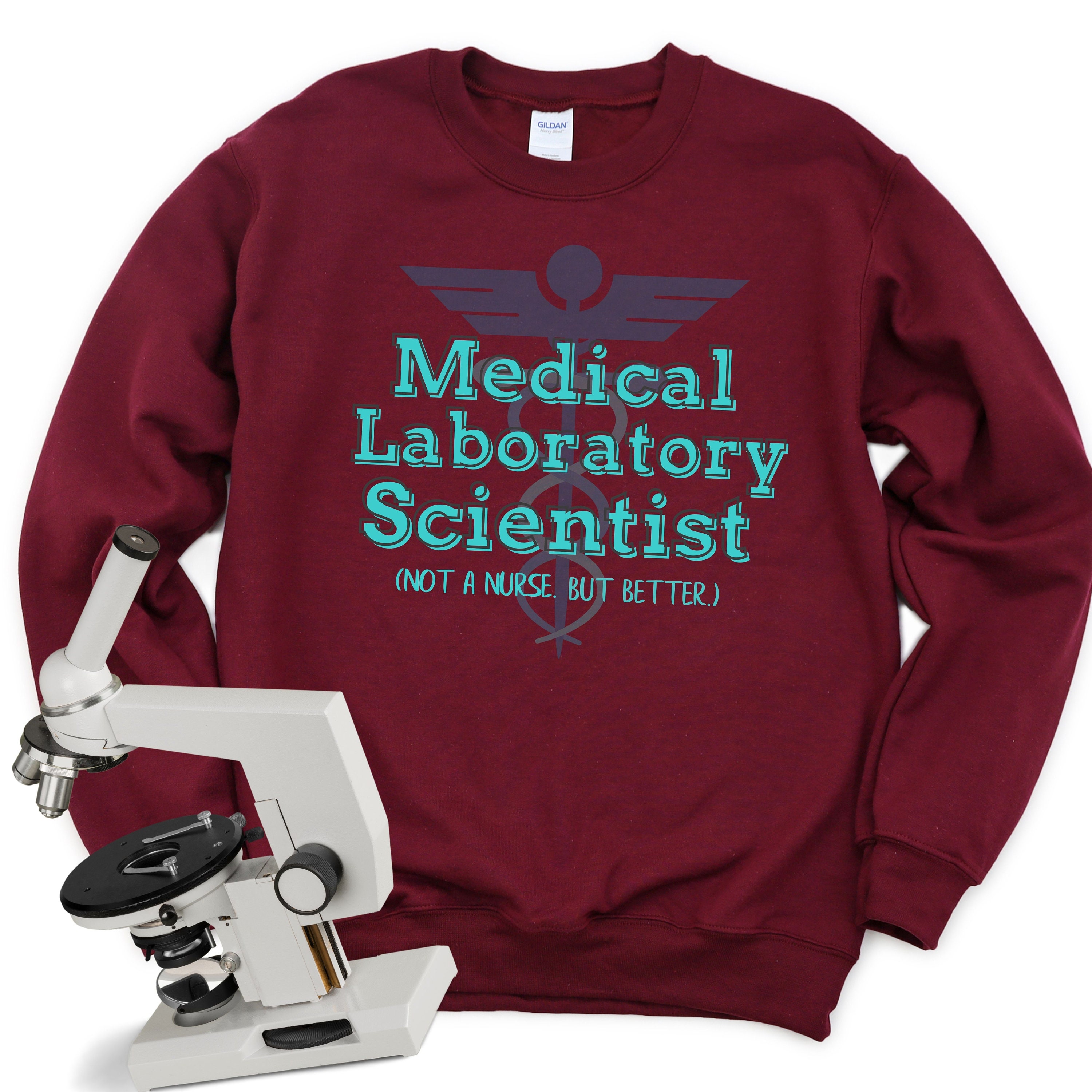 LAB SCIENTIST Not a Nurse but Better Sweater Lab Tech | Etsy