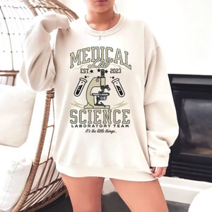 Medical Lab Science Sweatshirt, Lab Week Sweater, Laboratory Gifts, Lab ...