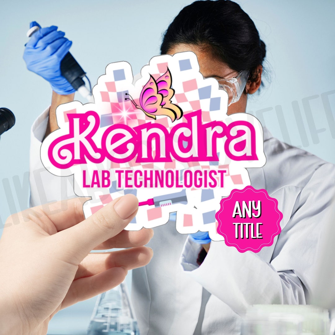 Personalized Any Title Sticker, Lab Technologist Graduation Lab Week ...
