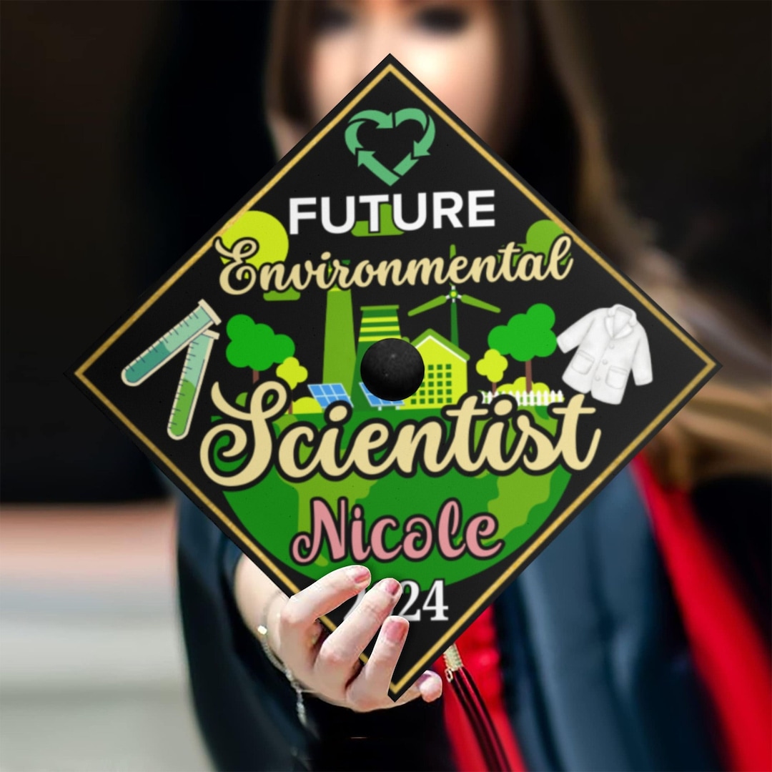Personalized Graduation Cap Topper Environmental Scientist ...