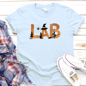 LAB HALLOWEEN SHIRT, Spooky Laboratory Witch Shirt, Medical Student ...