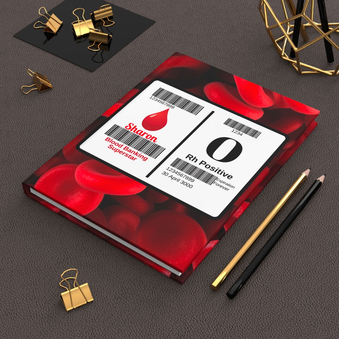 Personalized Blood Bank Journal, Medical Lab Science, Lab Week Gift ...