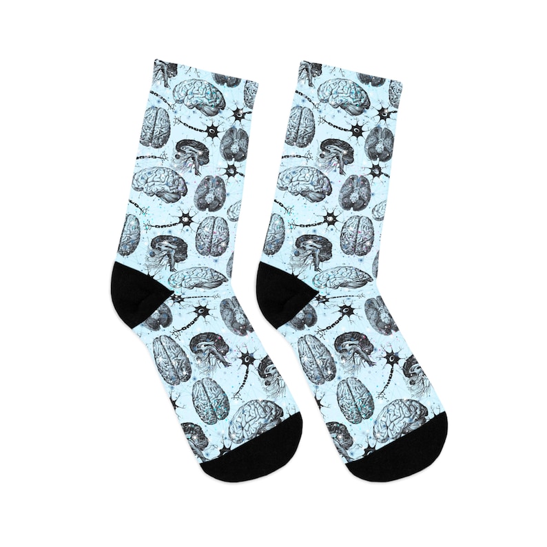 Vintage Brain Socks, Neurology Doctor Gift, Neuroscience Nursing ...