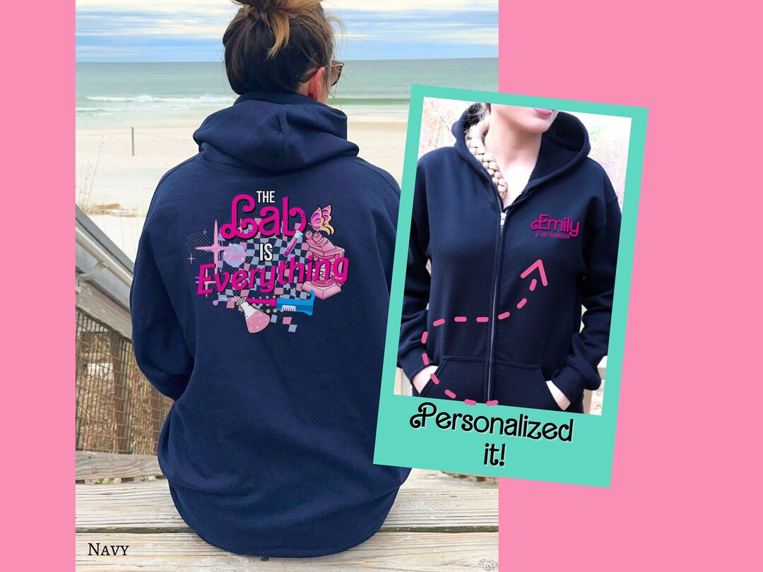 Personalized Zip Hoodie Jacket, Lab Week 2024 Gift, Medical Laboratory ...