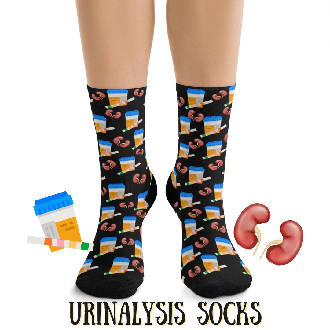 URINALYSIS SOCKS, Medical Lab Science, Lab Tech Gift, Lab Week ...