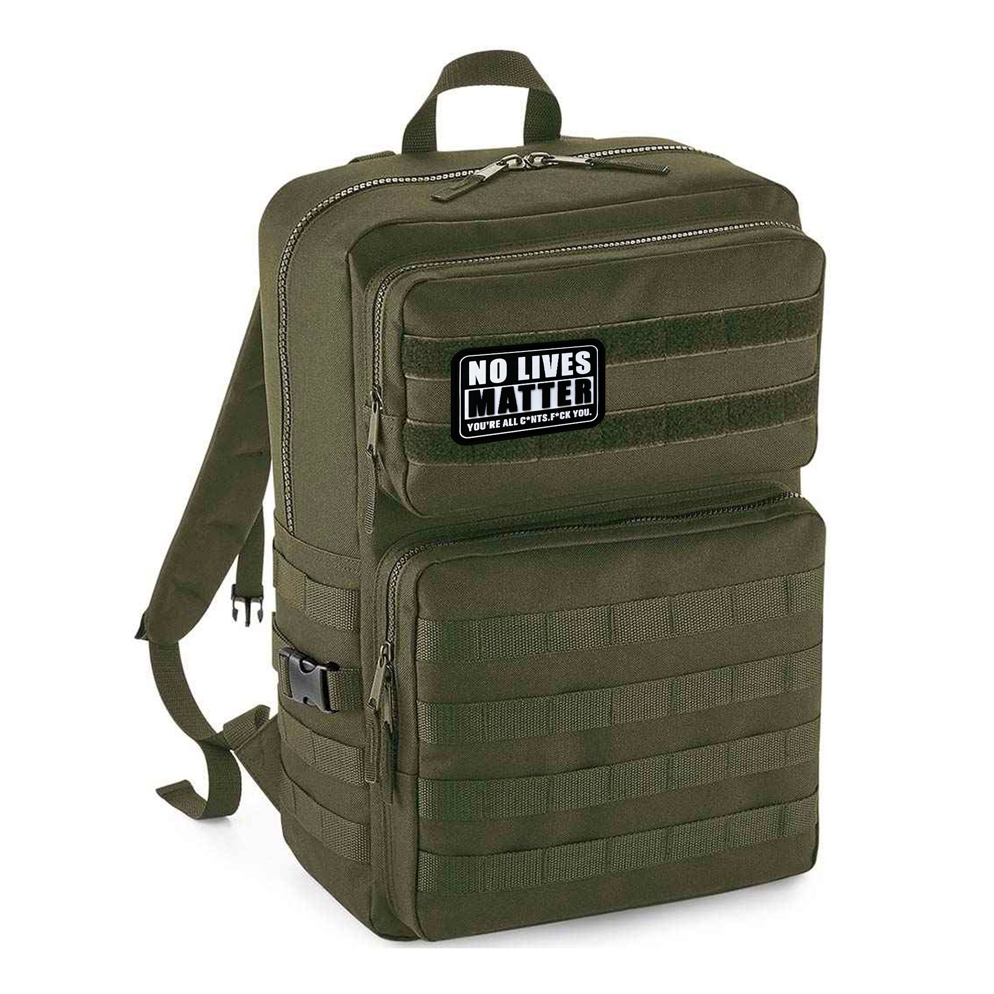 No Lives Matter Offensive Patch | Hook & Loop 2x3 Patch | NLM BLM Funny ...