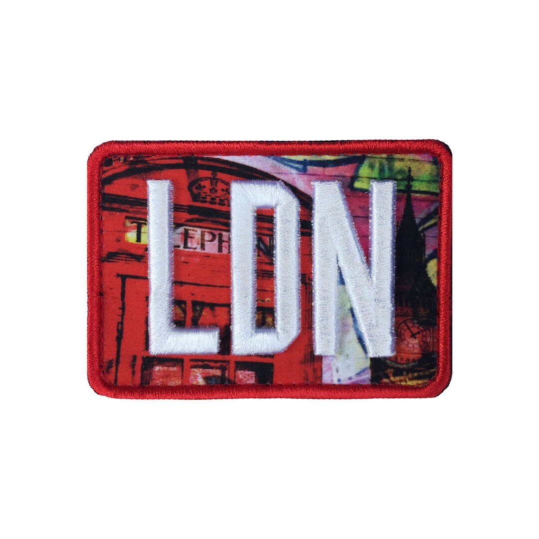 LDN London Graffiti Hook and Loop Patch From Custom Crowns™ Tactical ...