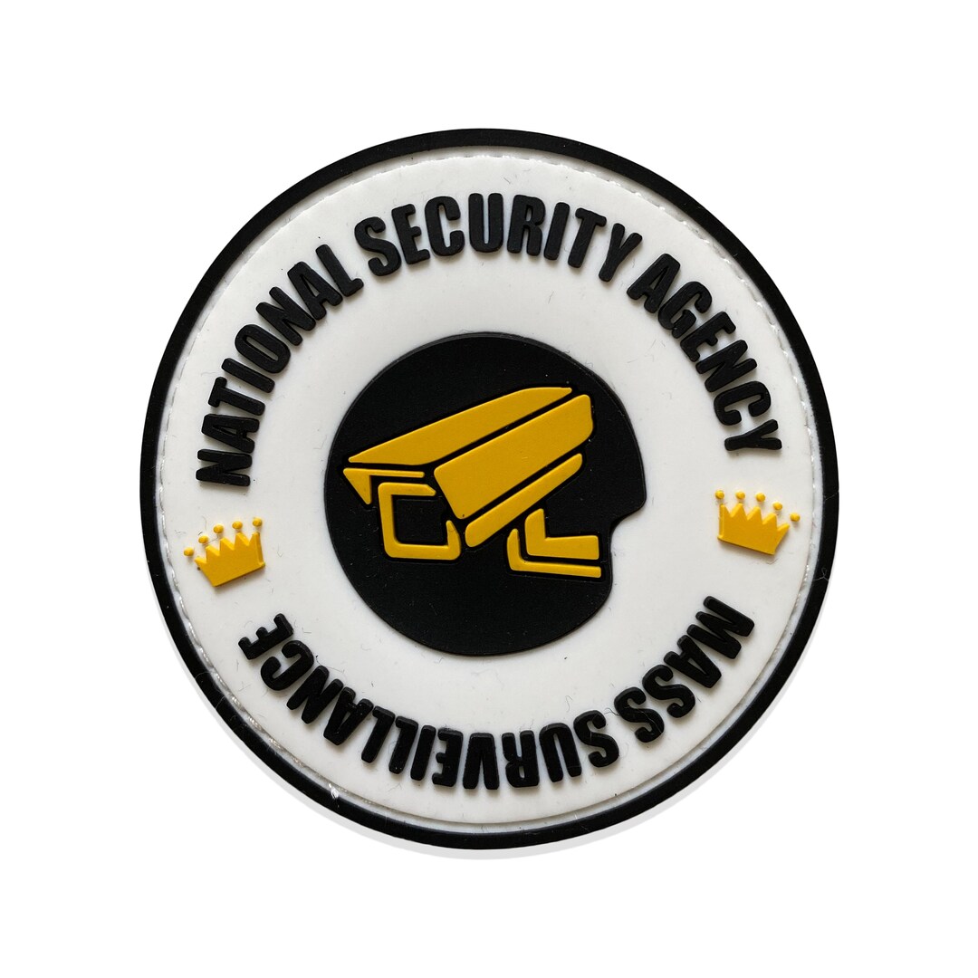 NSA Mass Surveillance Hook and Loop Patch From Custom Crowns™ Tactical ...