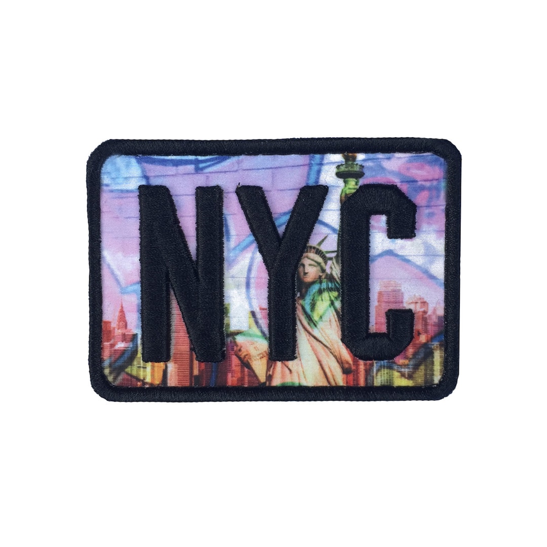 NYC New York City Graffiti Hook and Loop Patch From Custom Crowns ...