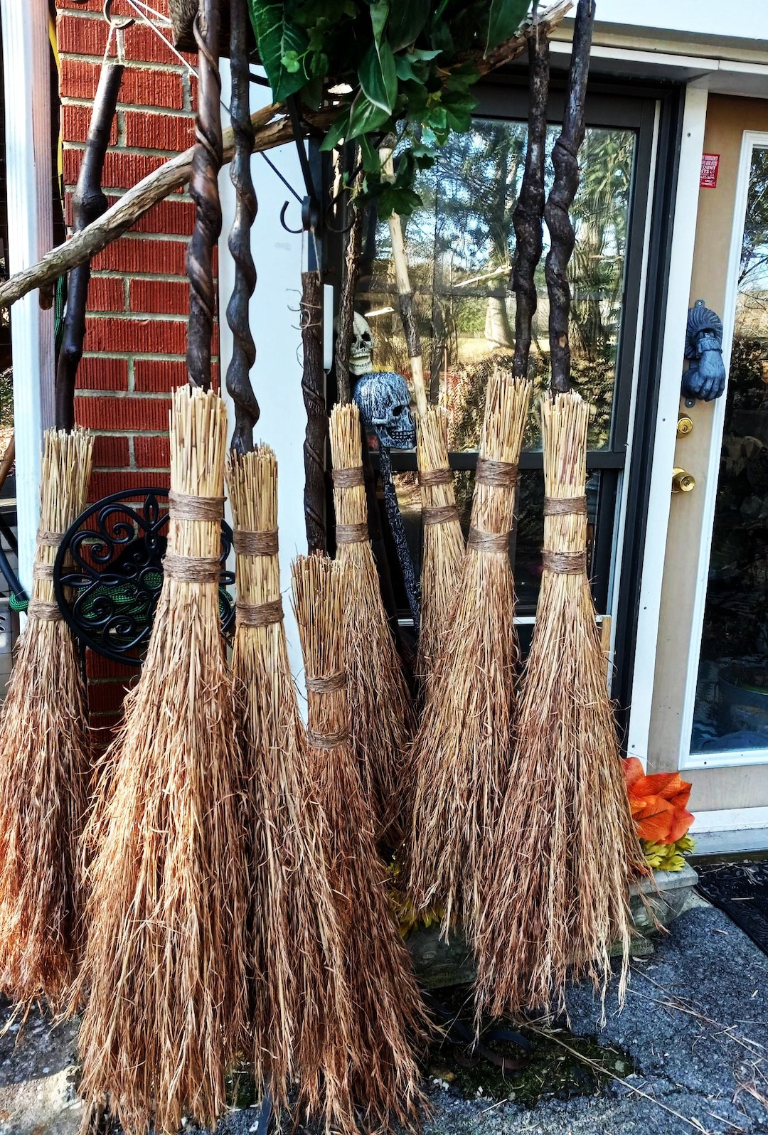 Limited Quantity Winter Sage Primitive Brooms/twisted Witch Besom ...