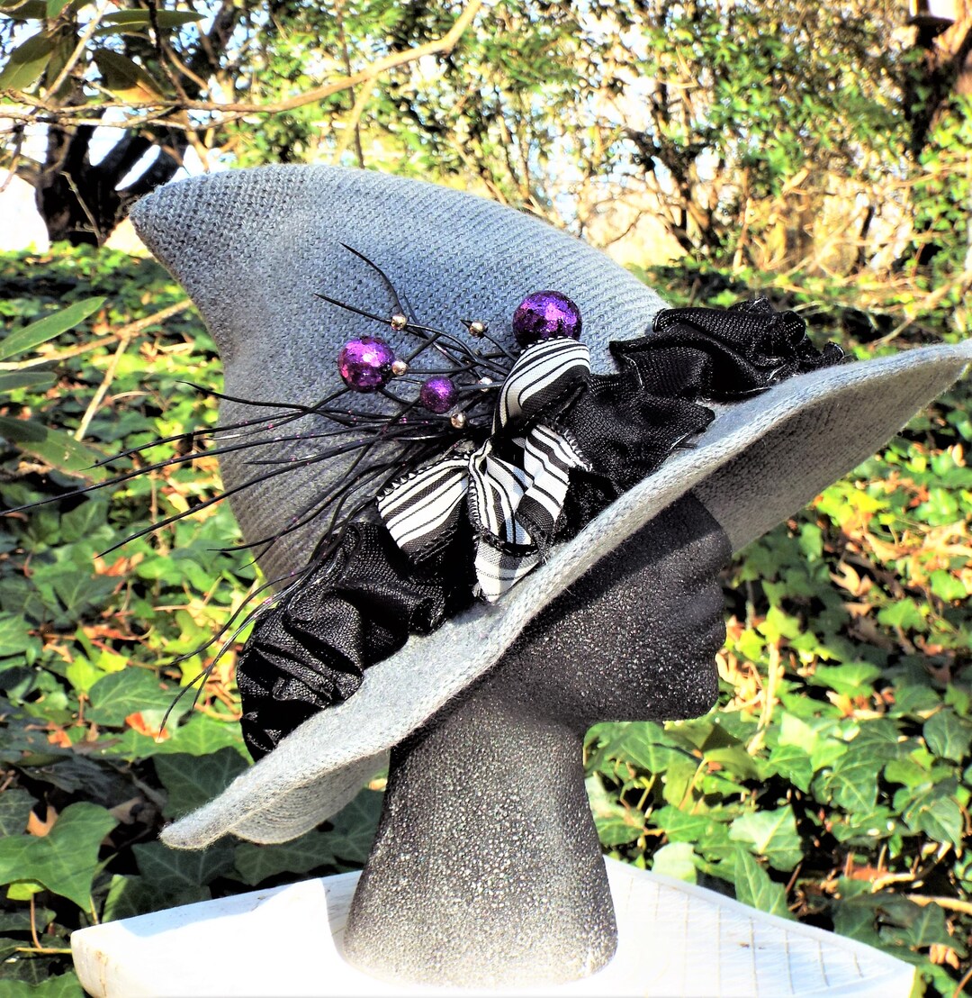 The "bold Witch" Witches Hat/halloween Decor/witch Gifts/witch Birthday ...