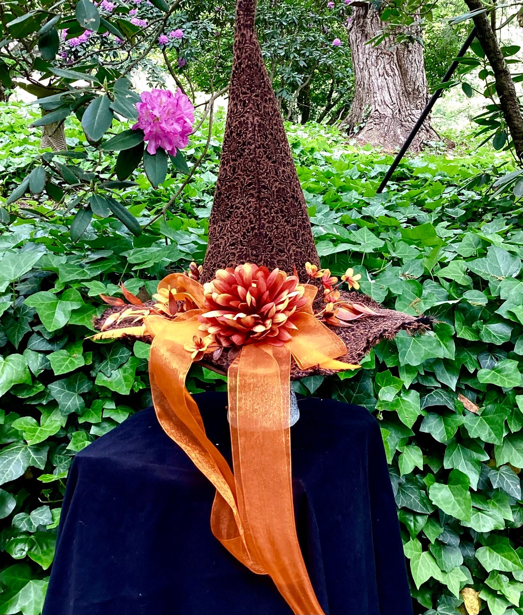 Classic Witch Hat/a Witches Dream Witch Hat/witch Decor/gothic Witch ...
