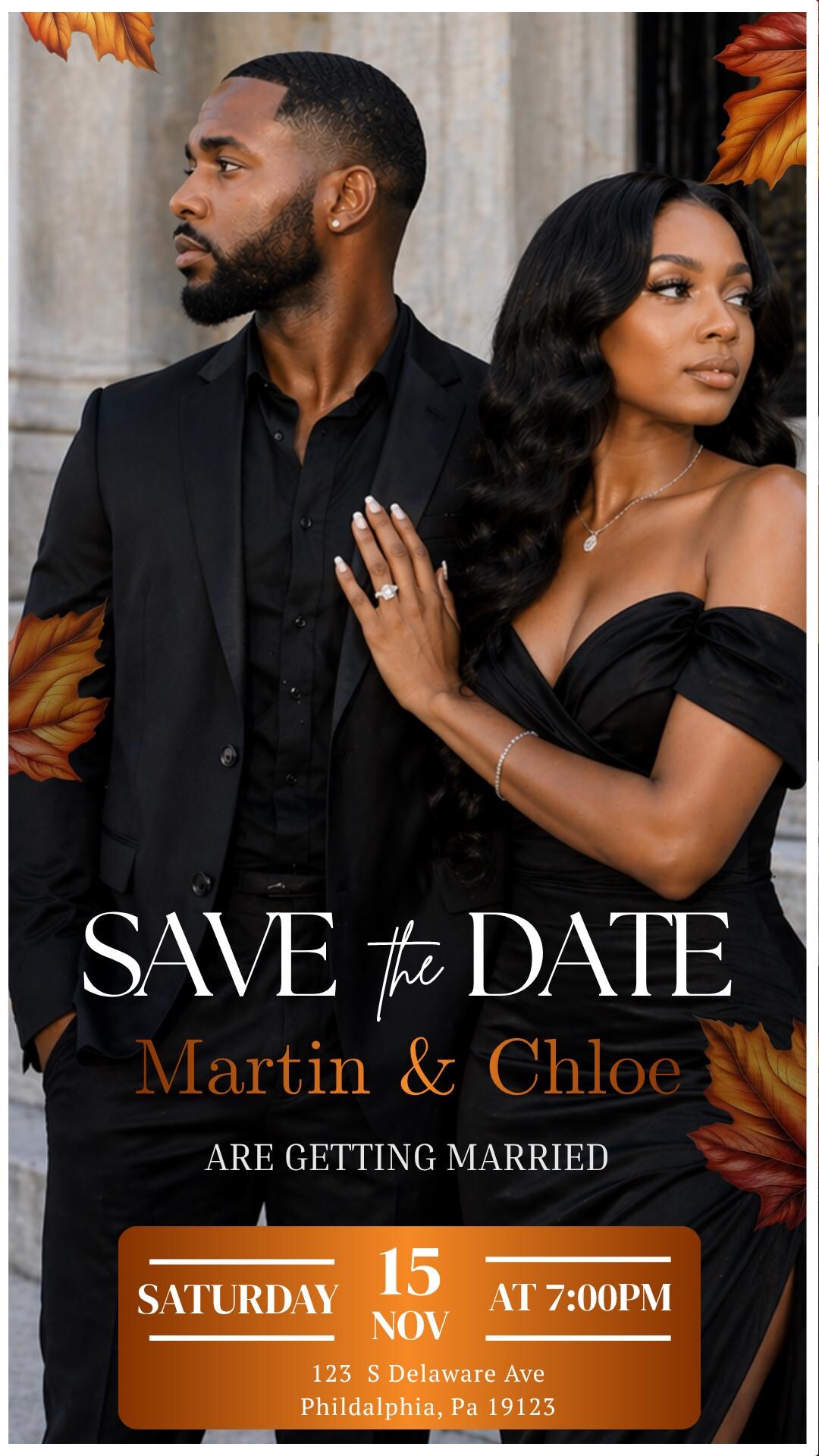 Elegant Save the Date Video Invitation | Modern Minimal Wedding ...