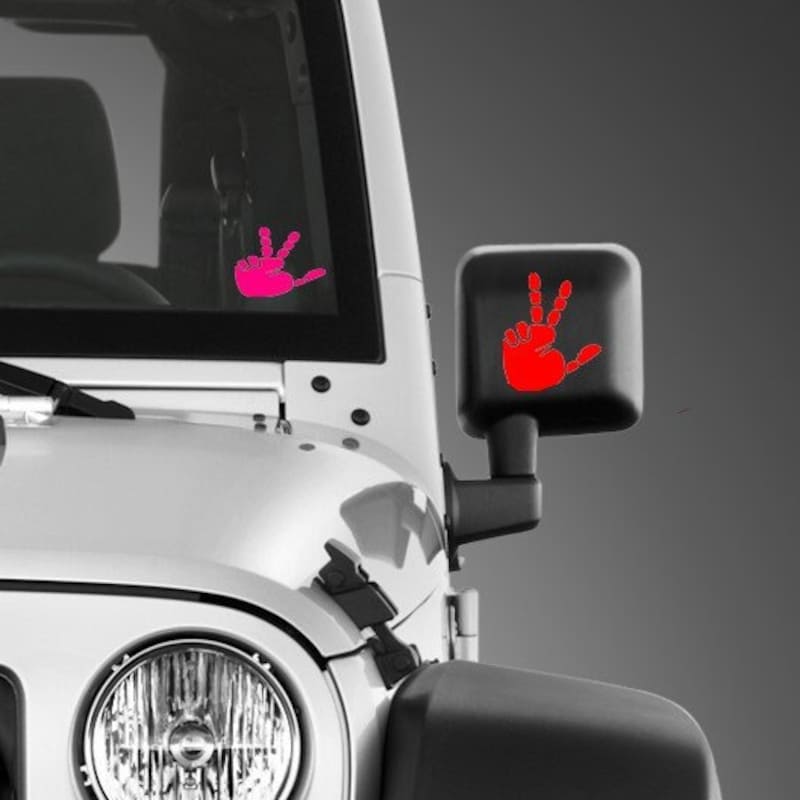 Jeep Wave Sticker - Etsy