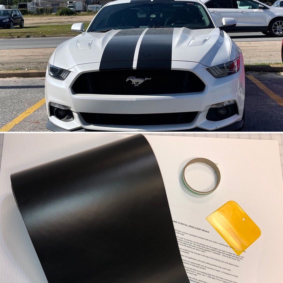 10" Vinyl Racing Stripes Kit - for Ford Mustang - DIY - 30' or 36' Long ...