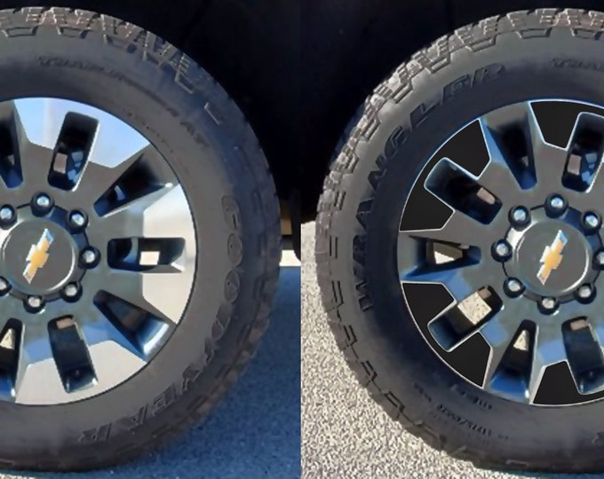 Vinyl Wheel Blackout Overlays for Chevy Silverado 2500HD - Etsy